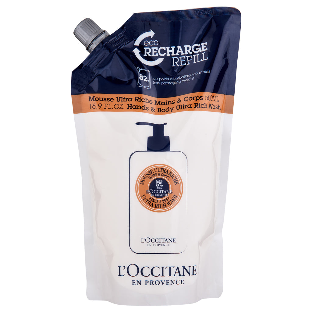 L'Occitane Shea Hands & Body Ultra Rich Wash Refill | Apothecarie New York
